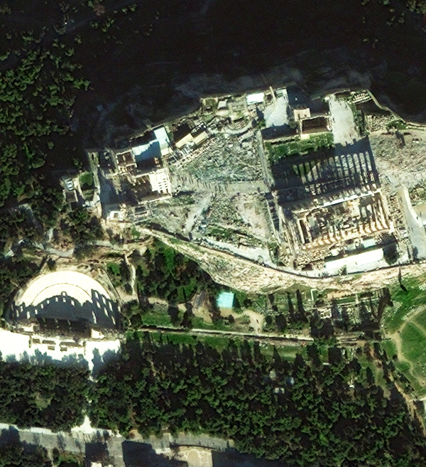 WorldView-2 Satellite Image of Athens Greece | Satellite Imaging Corp