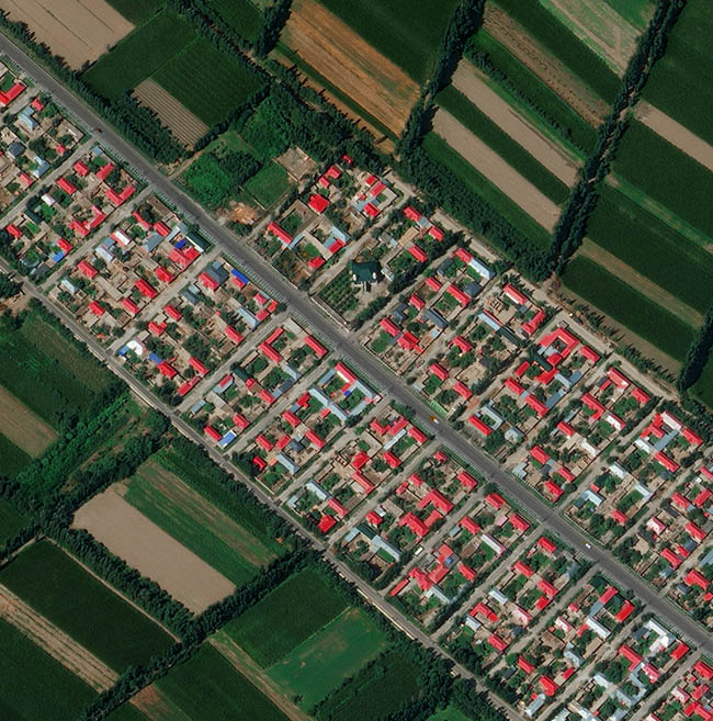 WorldView-4 Xinjiang Ghulja China | Satellite Imaging Corp