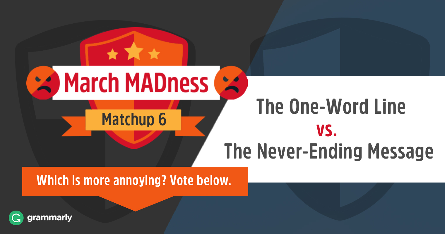 Cecil Galler's Blog: March MADness: The One-Word Line vs. The Never ... Cecil Galler's Blog: March MADness: The One-Word Line vs. The Never ...