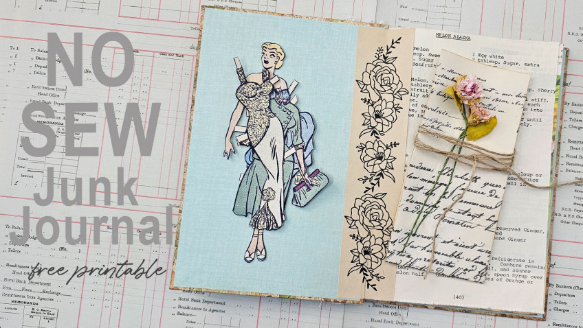 The basics of a no sew Junk Journal