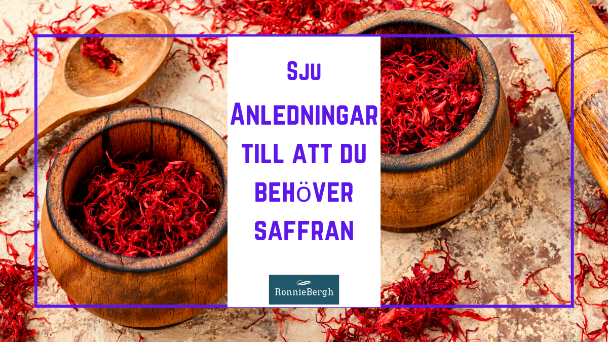 7 anledningar till att du behöver saffran