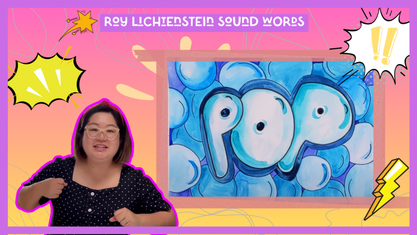 Lesson 8: Roy Lichtenstein Sound Words