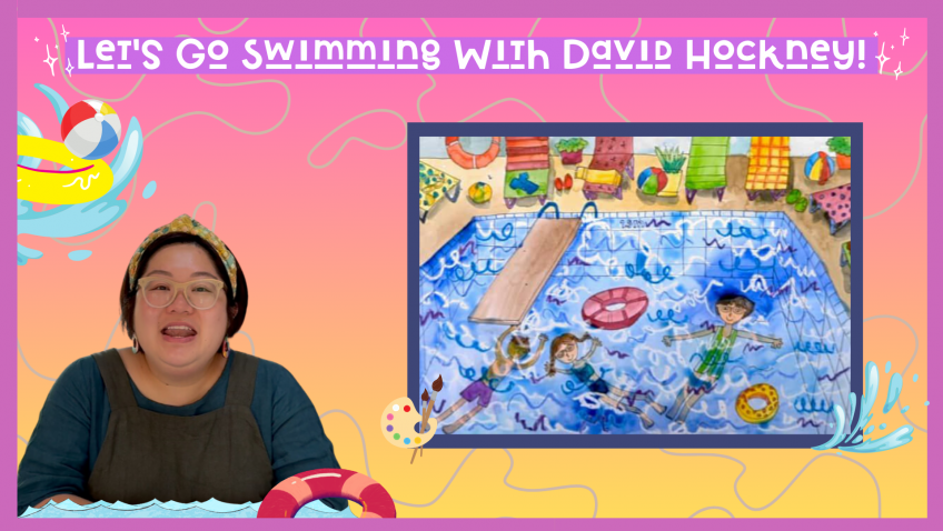 Let's Go Swimming with David Hockney