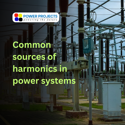Common sources of harmonics in power systems
