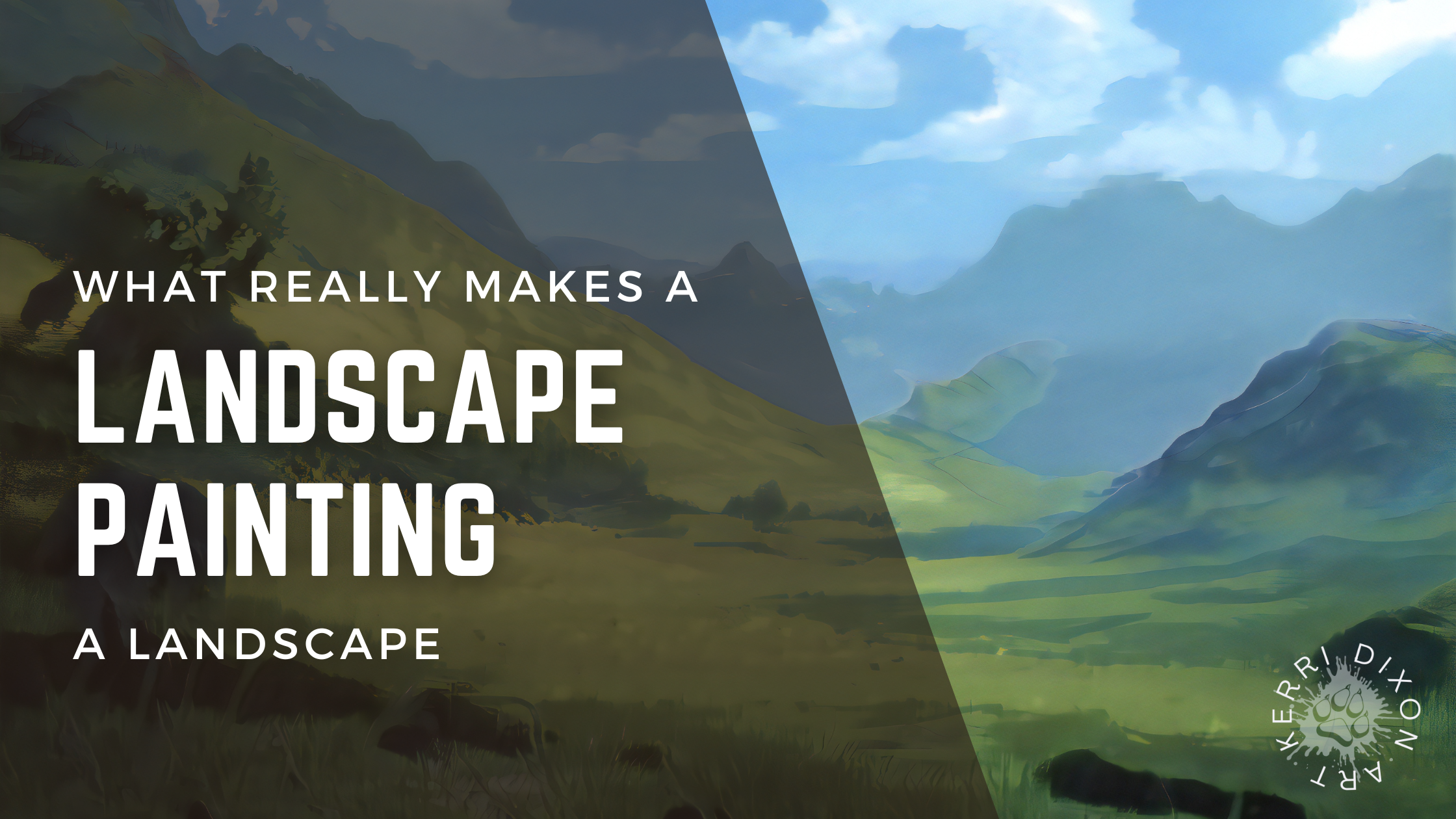 What makes a Landscape Painting a Landscape