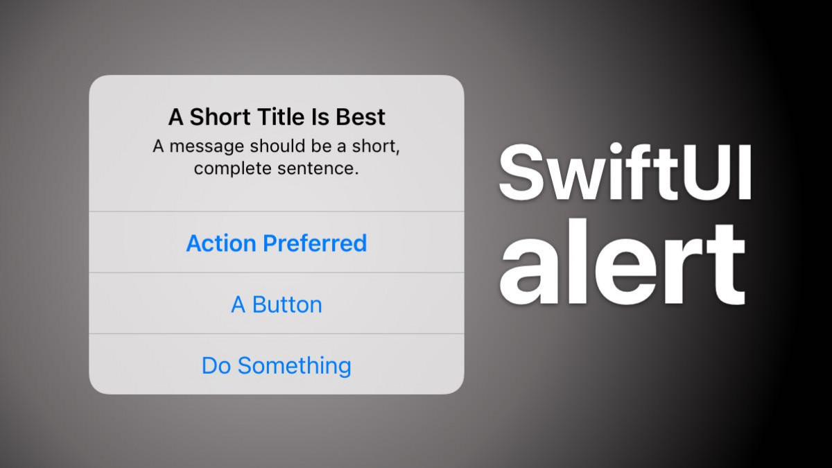 How To Show SwiftUI Alerts With Buttons Textfields And Error Messages