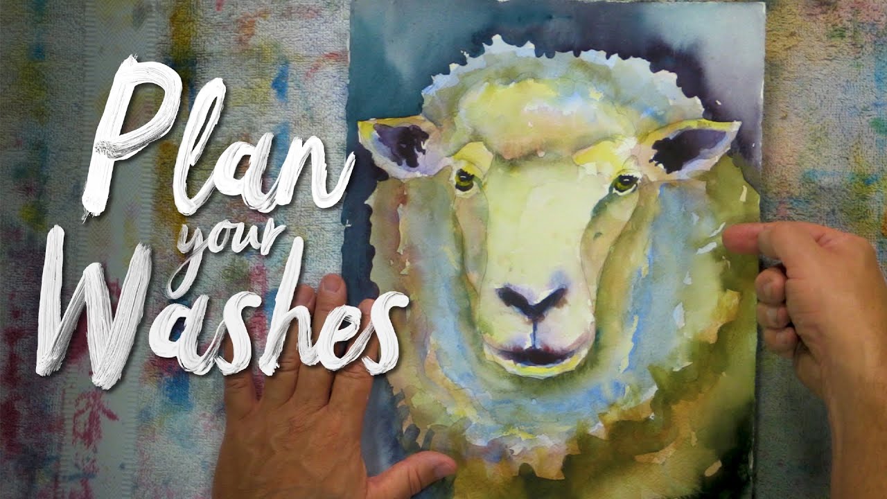 How to boost your watercolors using the simple 3-step wash technique