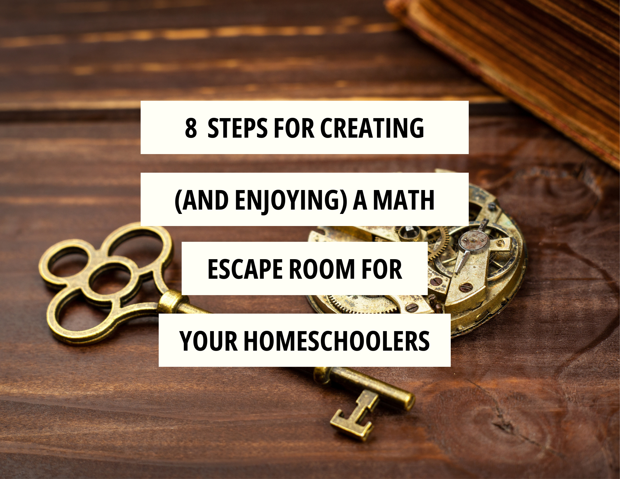 8 Steps for Creating (and Enjoying) a Math Escape Room for your ...
