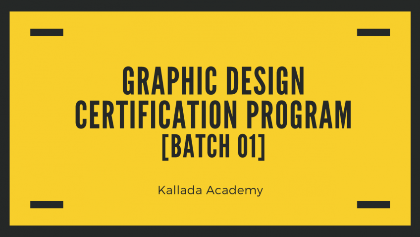 Graphic Design Certification Program