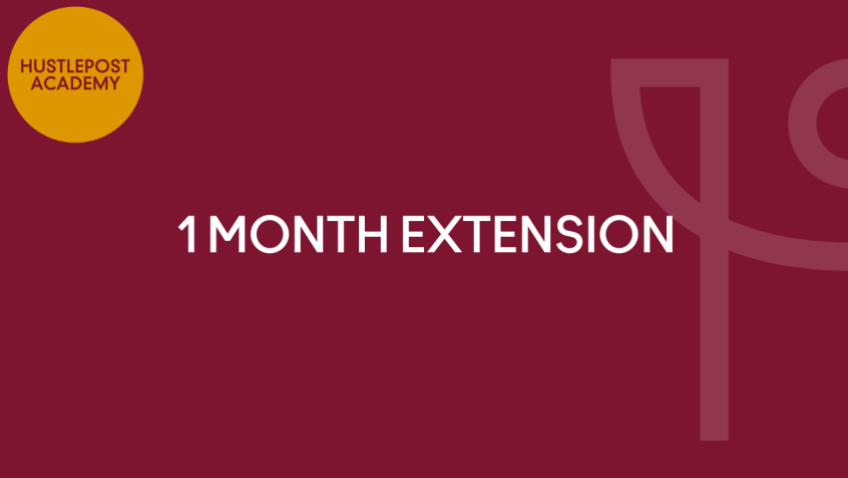 1 Month Extension 1 Month Extension