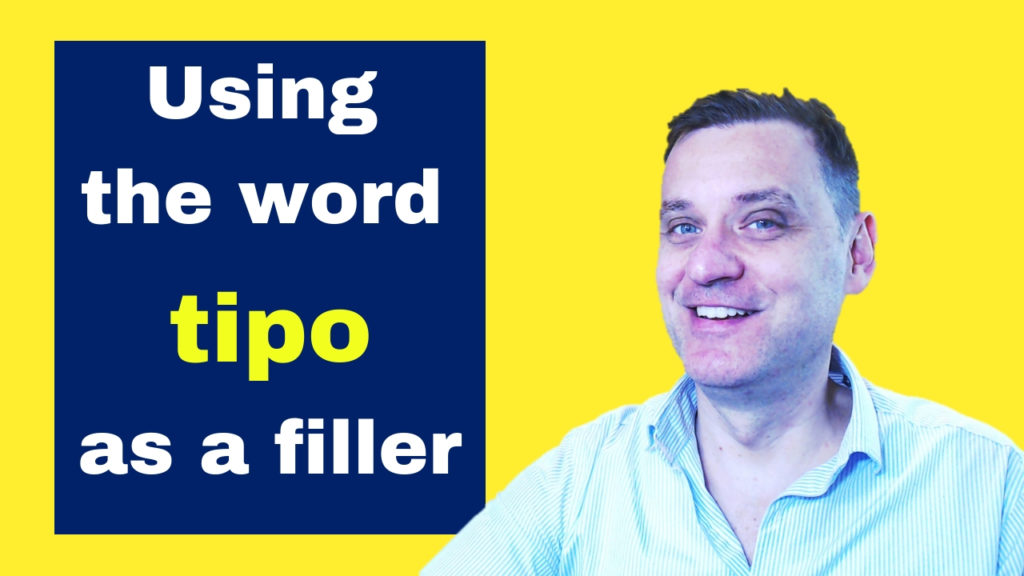 Using the word TIPO as a filler