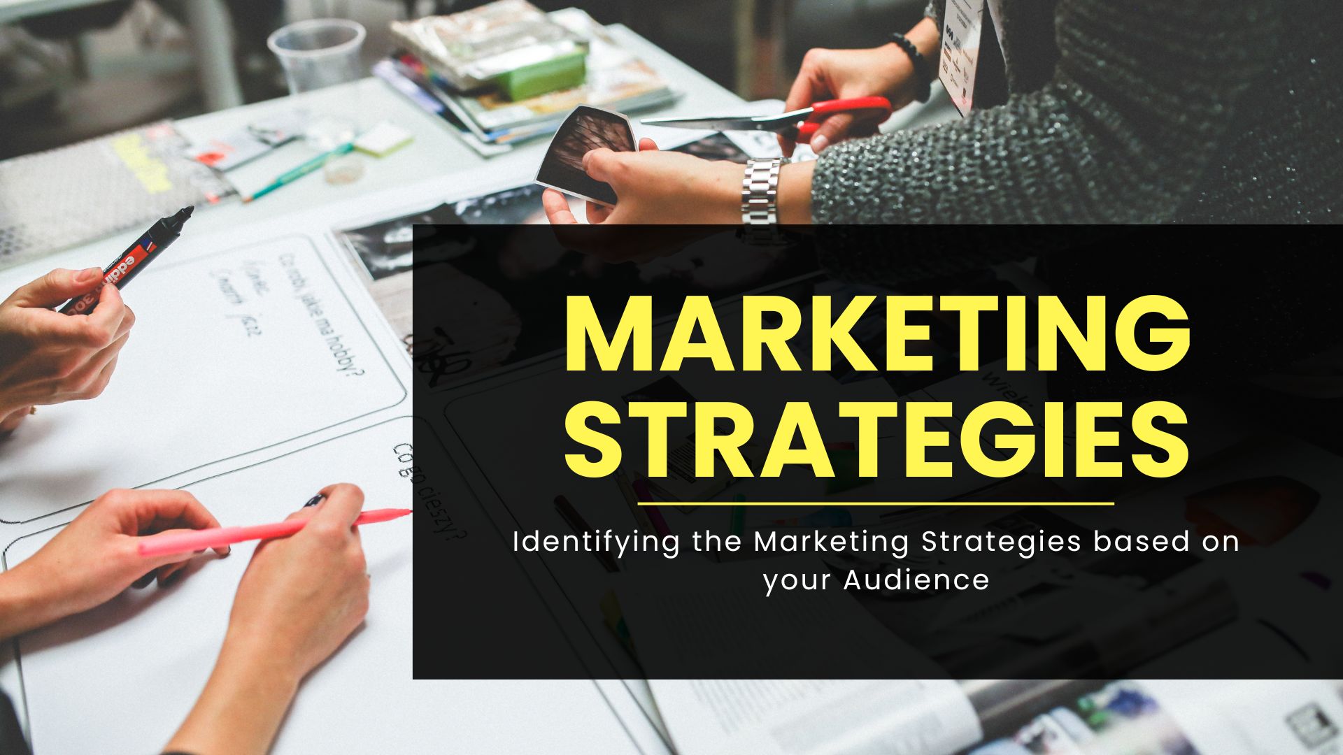 Identifying the Marketing Strategies based on your audience