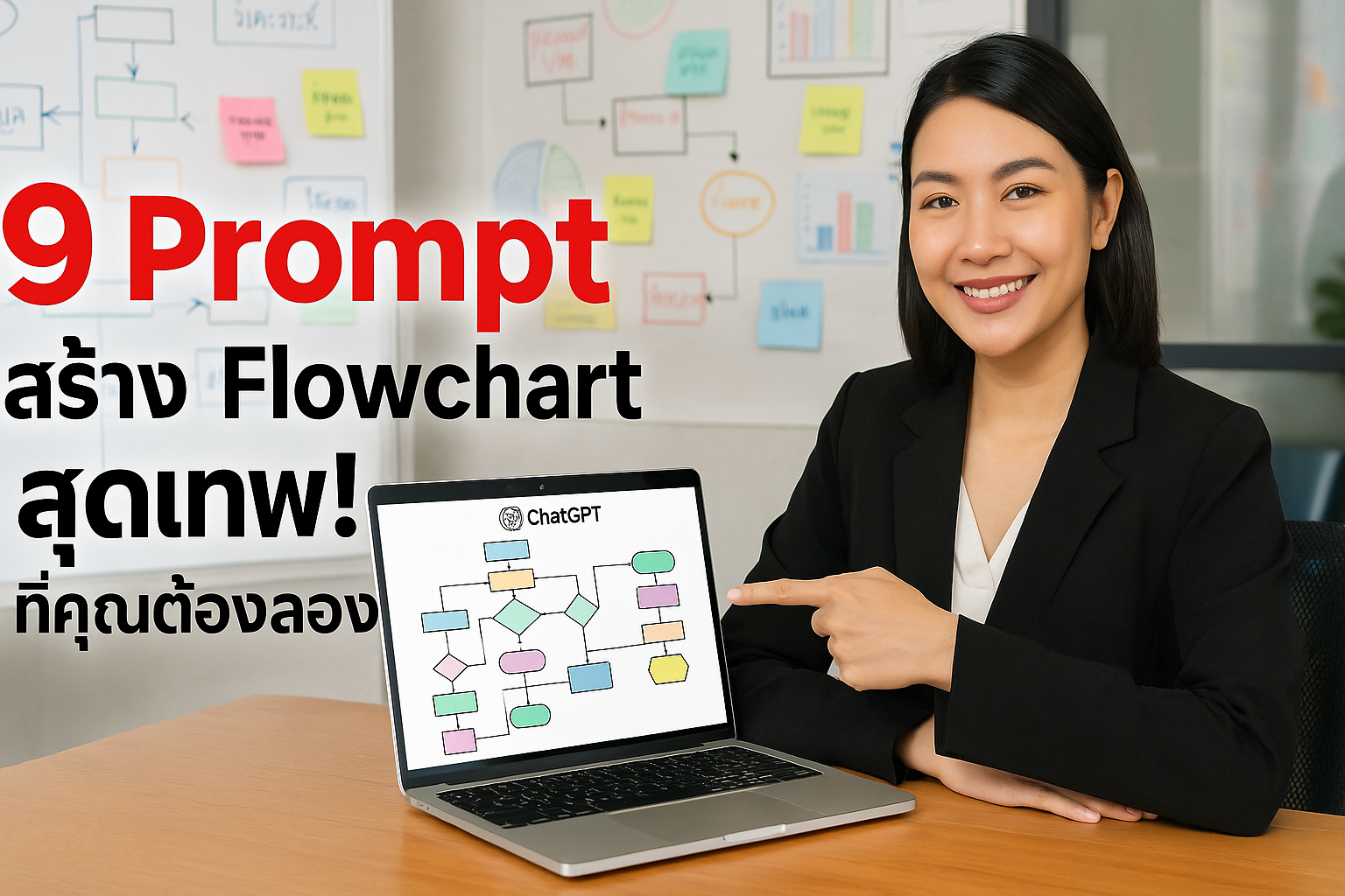 9 Prompt ขั้นสูงสร้าง Flowchart ด้วย ChatGPT แบบมือโปร