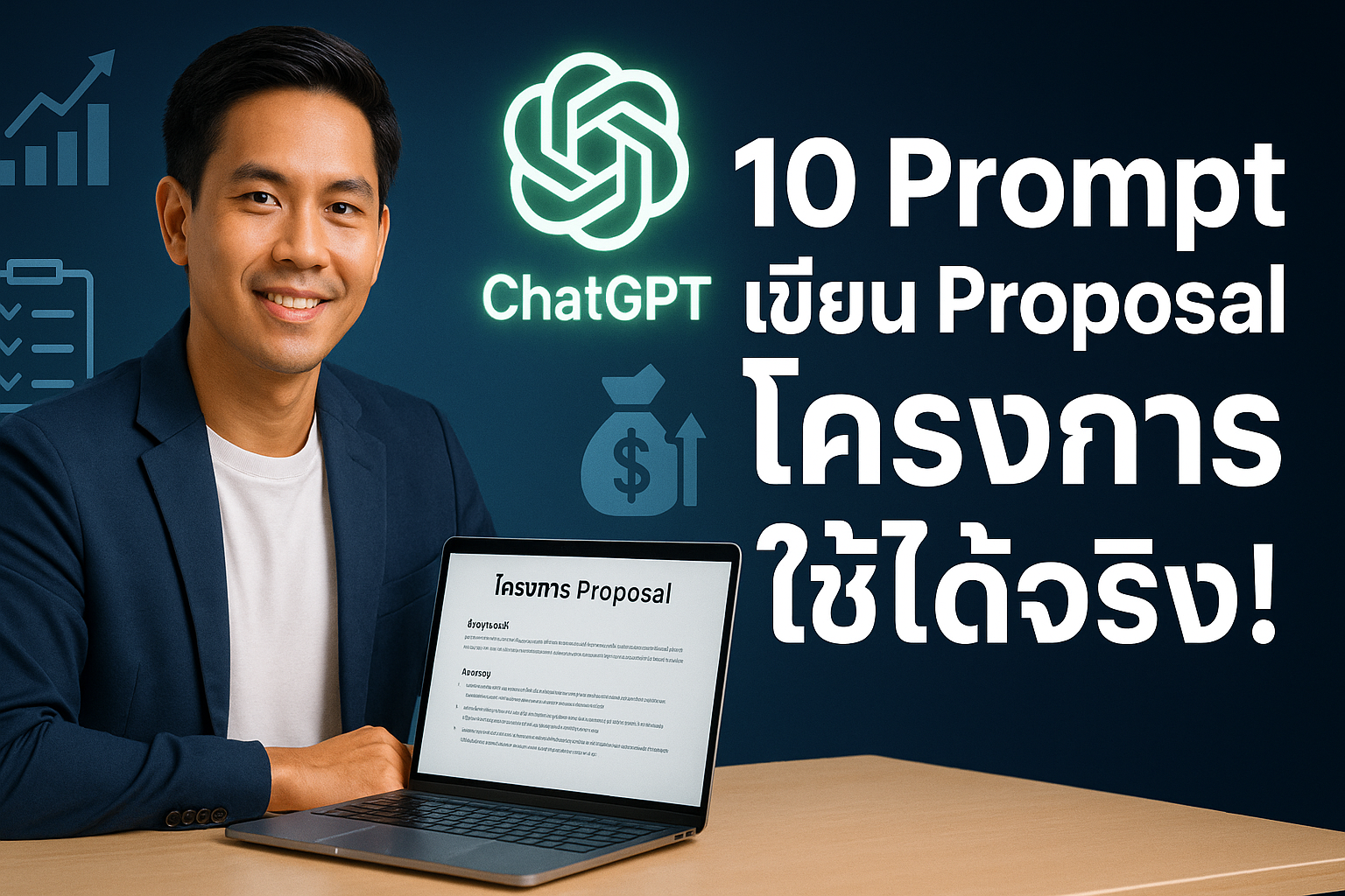 10 คำสั่ง Prompt ChatGPT เขียน Proposal โครงการแบบมืออาชีพ ใช้งานได้ทันที