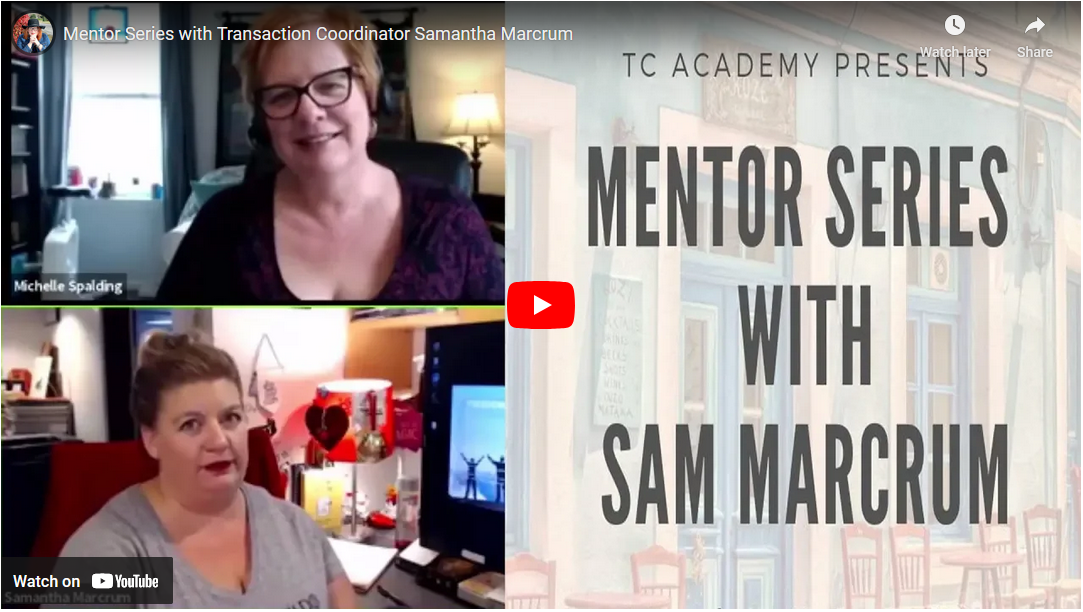 Mentor Series with Transaction Coordinator Samantha Marcrum