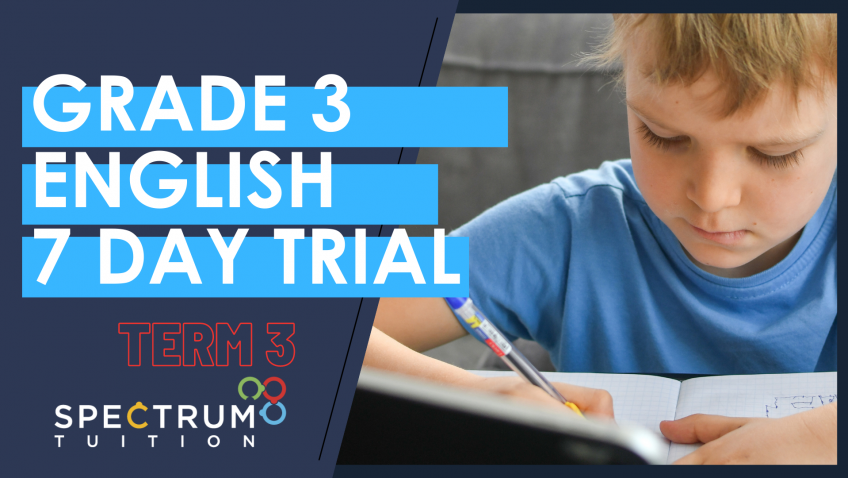 Grade 3 English Term 3 - 7 Day Trial