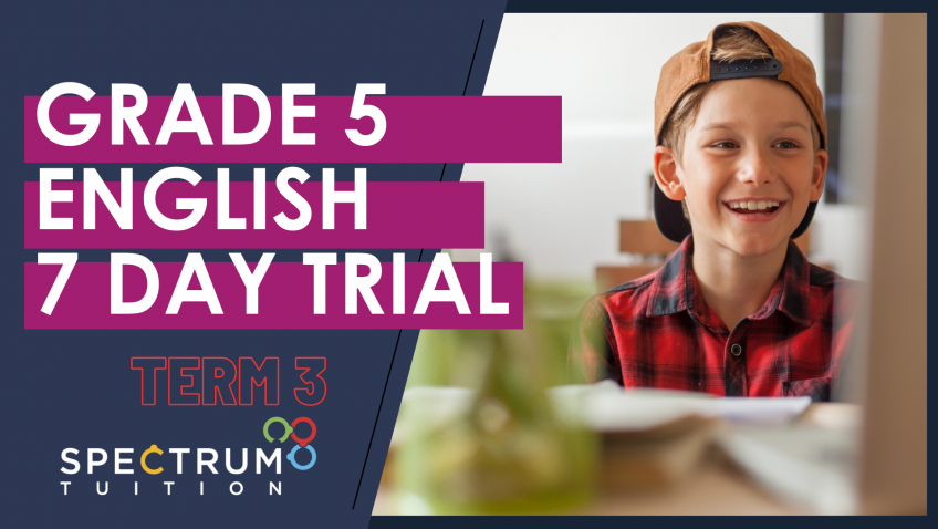 Grade 5 English Term 3 - 7 Day Trial