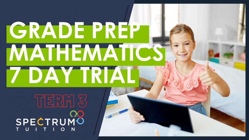 Grade Prep Mathematics Term 3 - 7 Day Trial