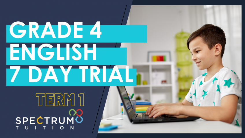Grade 4 English Term 1 - 7 Day Trial