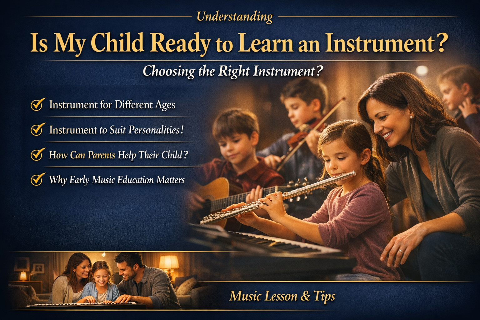 🎵 Is My Child Ready for Instrumental Study? Choosing the Right Instrument!