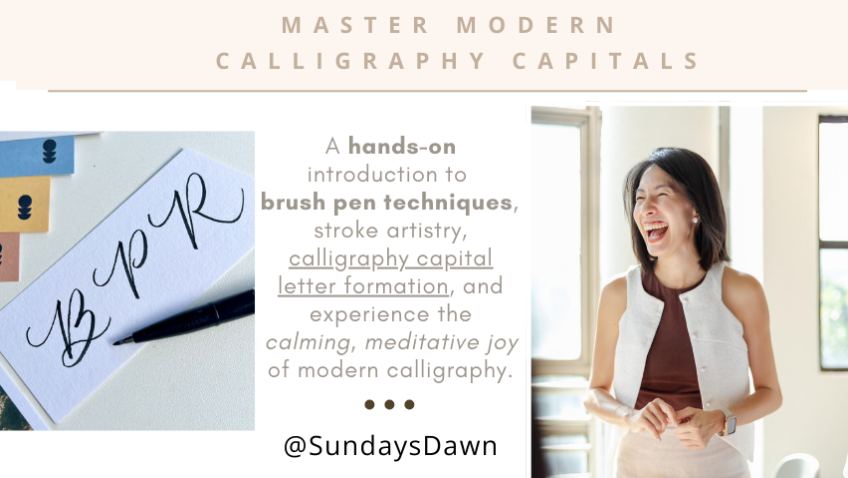 The Art of Modern Calligraphy Capitals