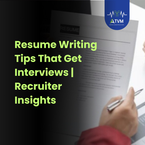 Resume Writing Tips That Get Interviews | Recruiter Insights