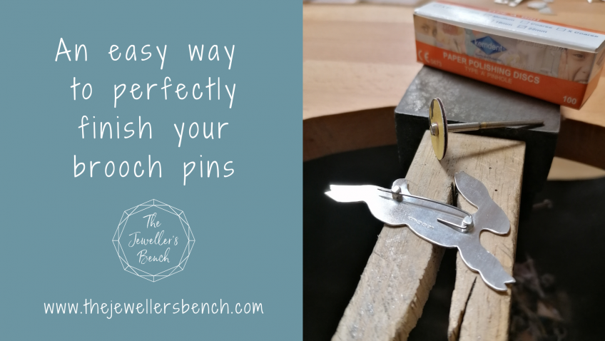 Finishing Brooch Pins
