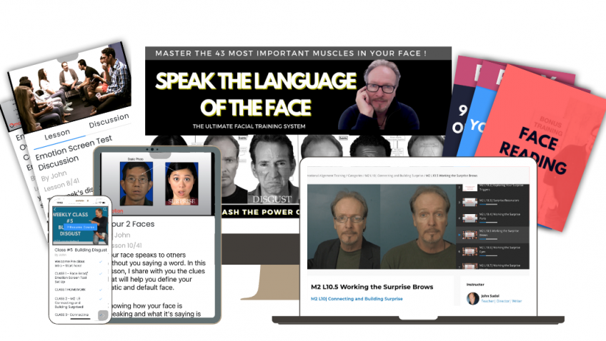 Live Online Master Your Facial Expressions Class
