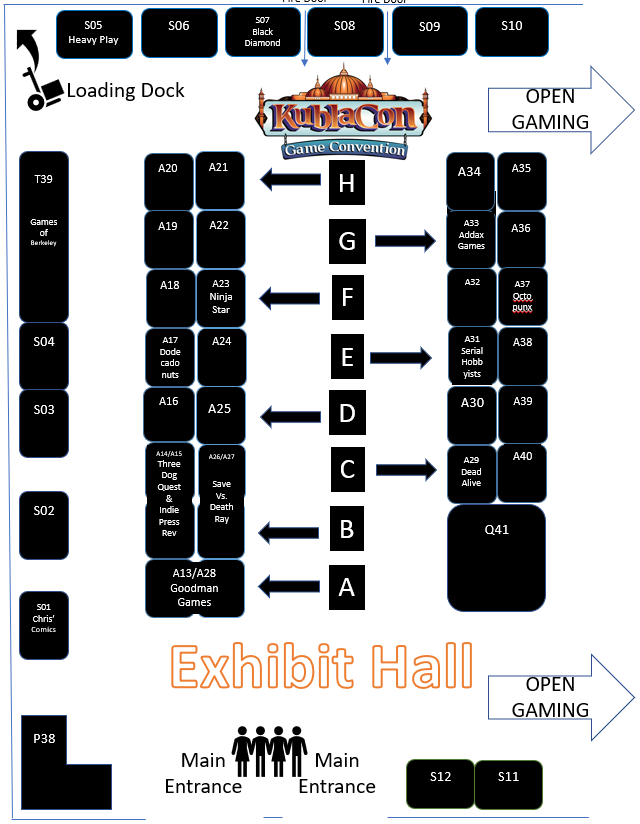 Exhibit Hall Hours & Map
