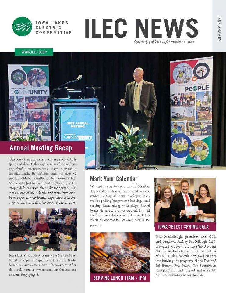 Communications (Annual Report, Newsletters & Bill Stuffer) | Iowa Lakes ...