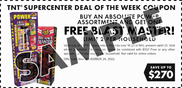 Fireworks | TNT Fireworks | Coupons
