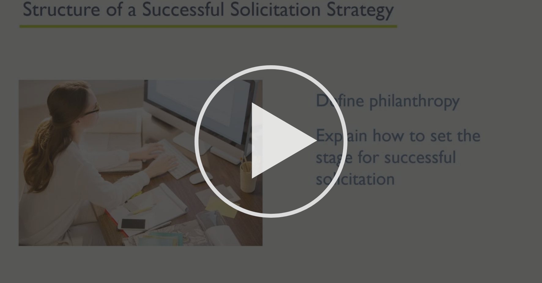 The Structure of a Successful Solicitation Strategy (Part 1) - Writing ...
