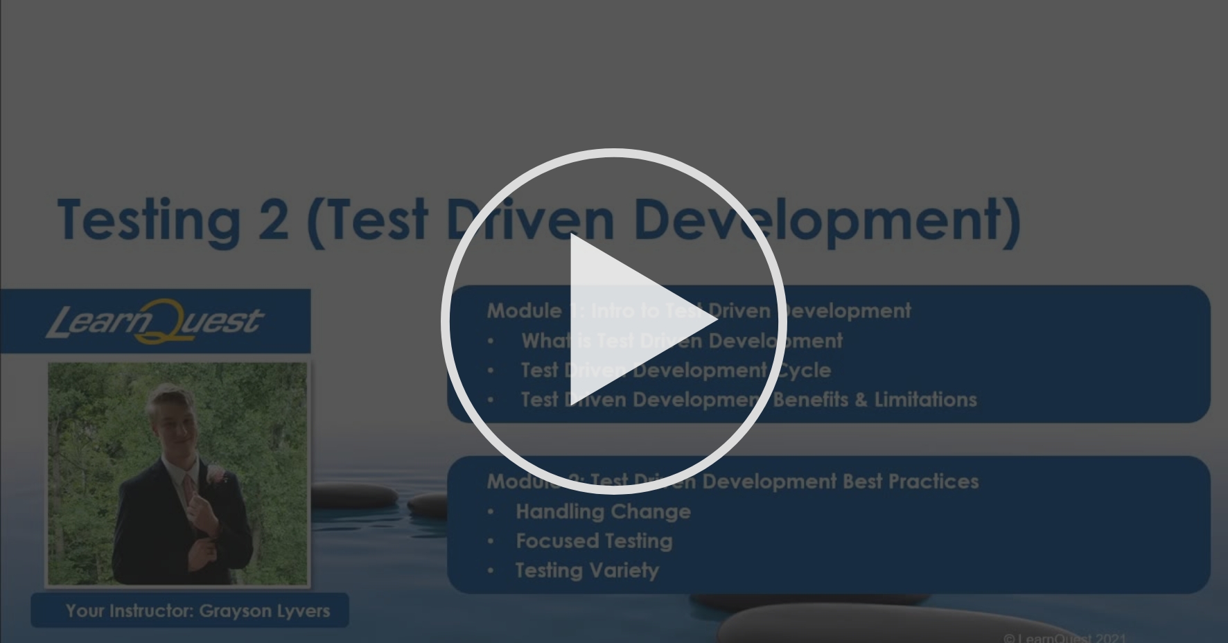 Instructor Introduction - A Test First Approach | Coursera