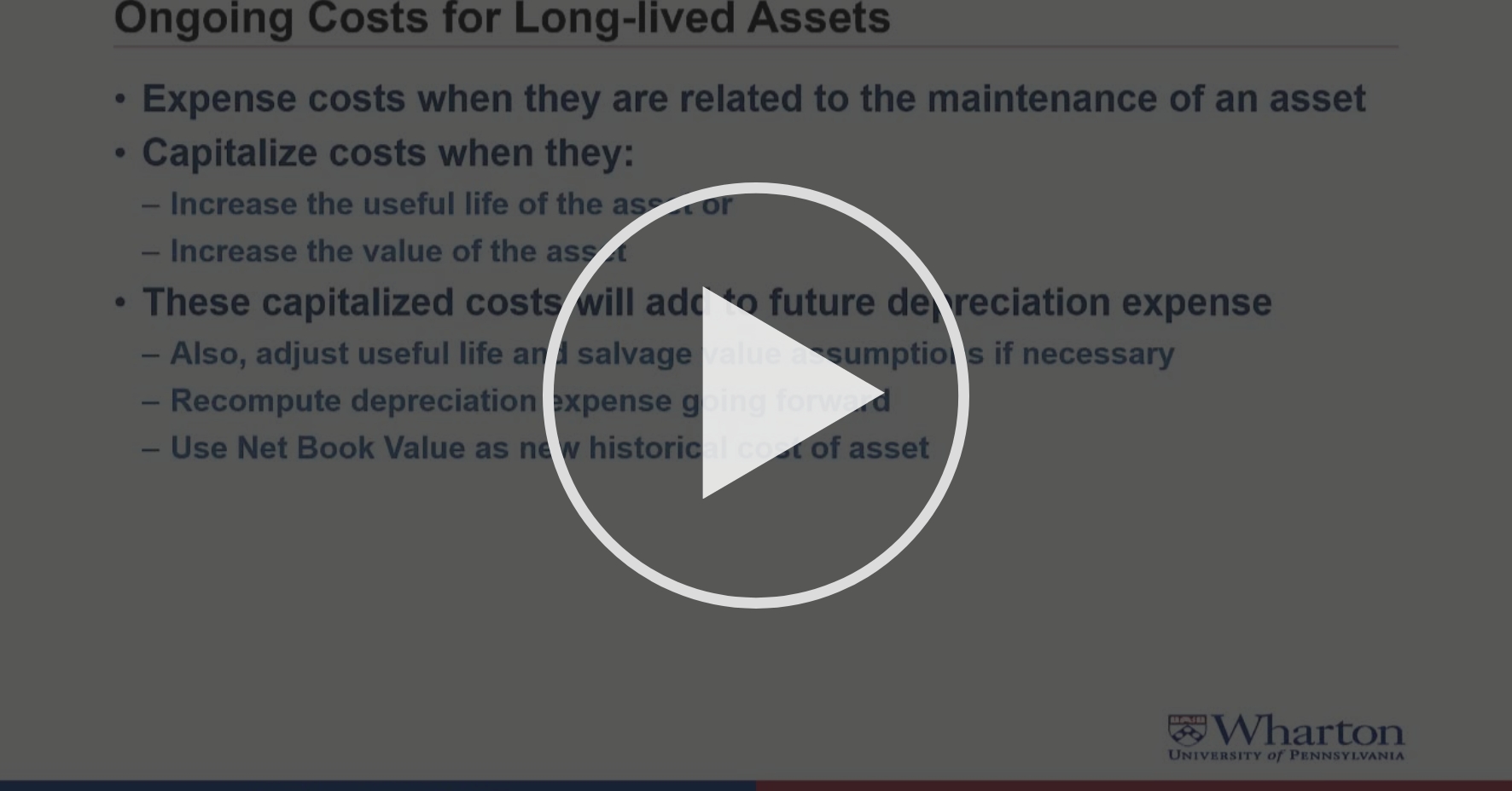 Video 6.1.2: Tangible Assets II - Week 6: Long-lived Assets and ...