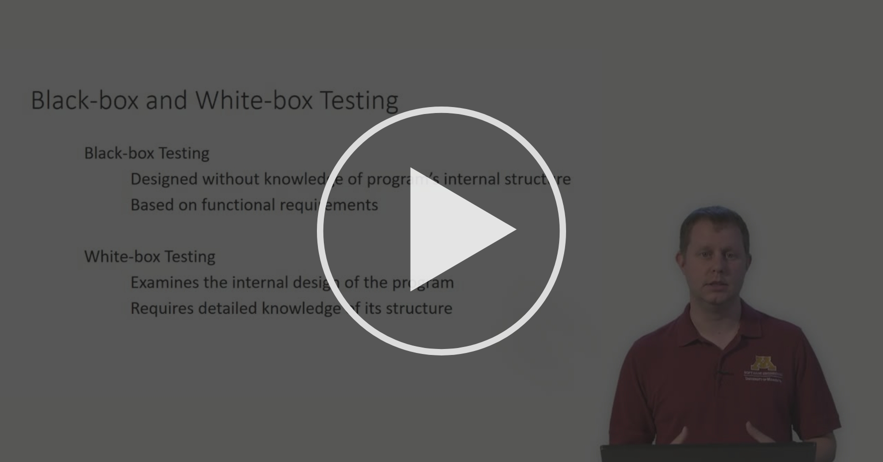 Software Testing Perspectives Software Development Processes Part 2 Coursera