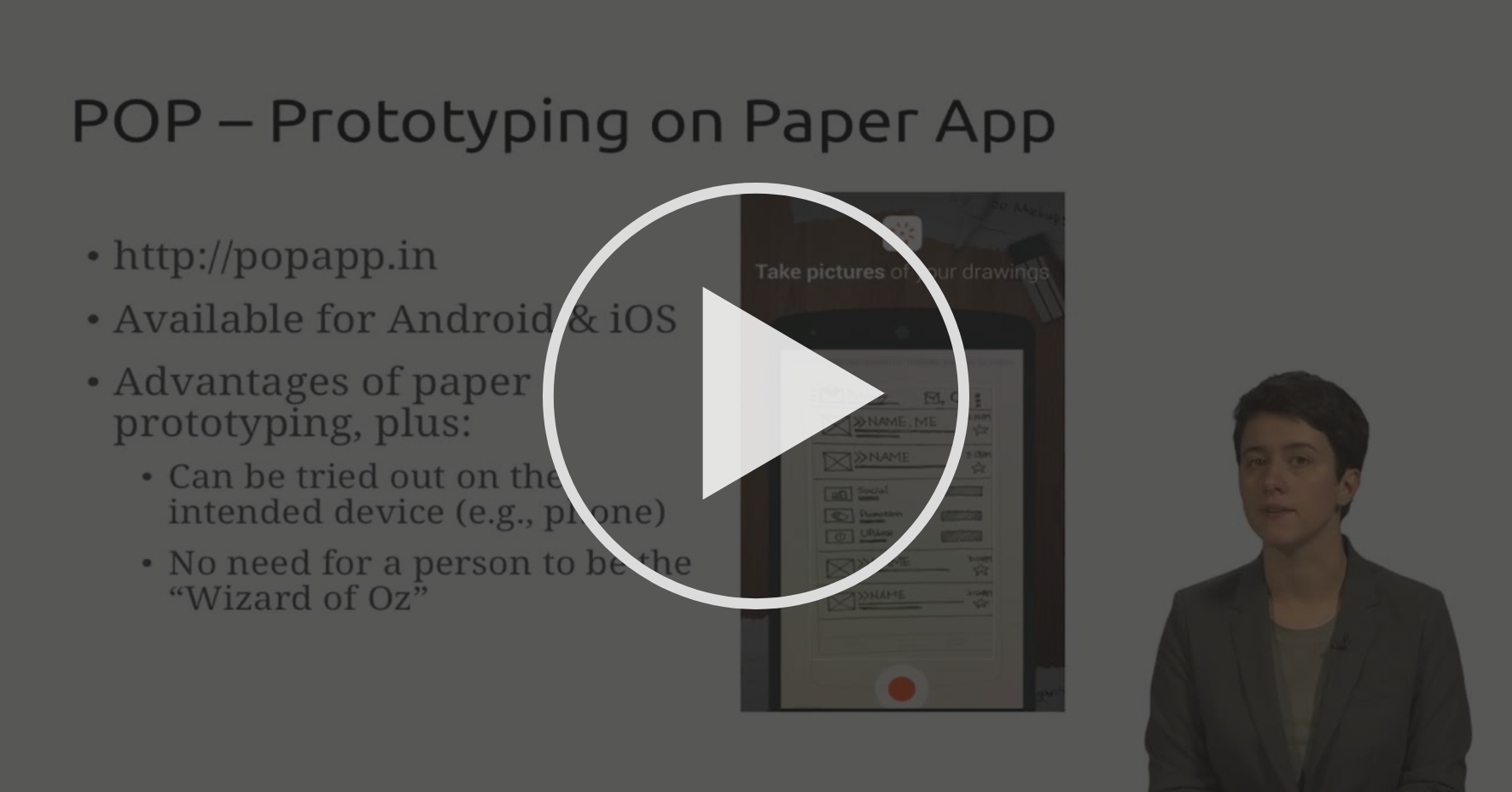 Tool Example #1 (Pop) - Interface Prototyping Techniques | Coursera