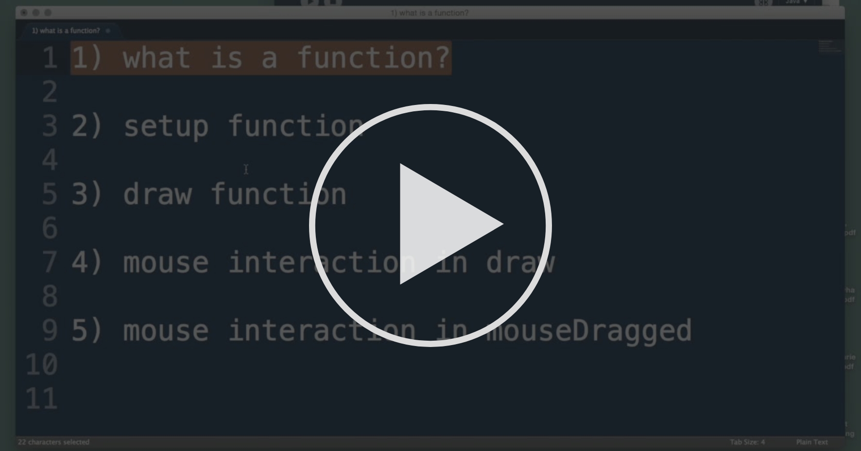 1.35 Setup, draw and mouse interaction - Sonic Painter | Coursera