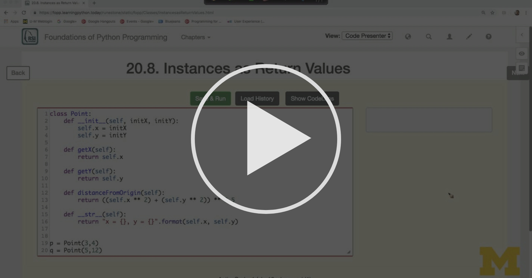 Instances as Return Values - Classes | Coursera Instances as Return Values - Classes | Coursera