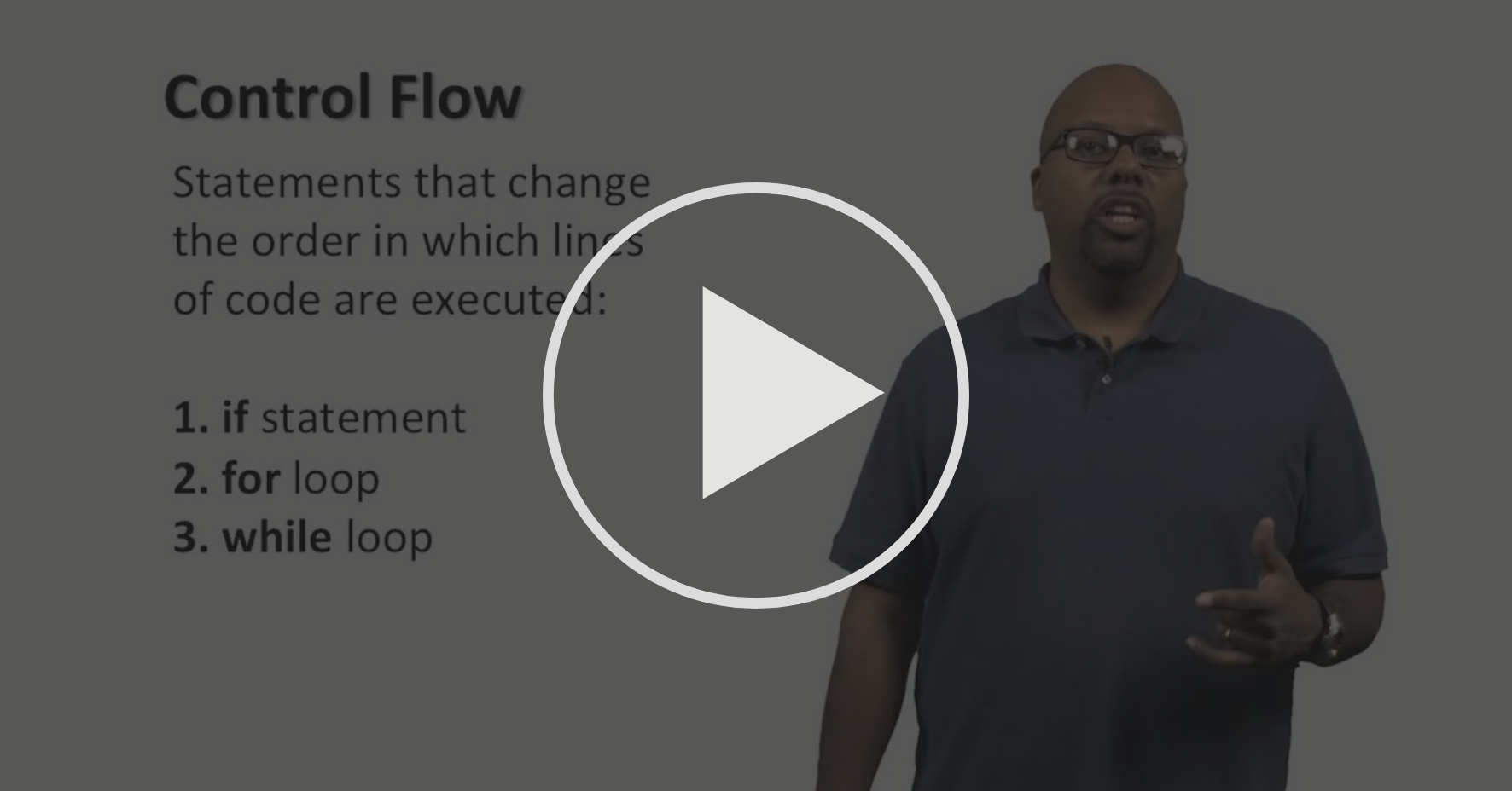 Lecture 3 3 Control Flow Module 3 Coursera