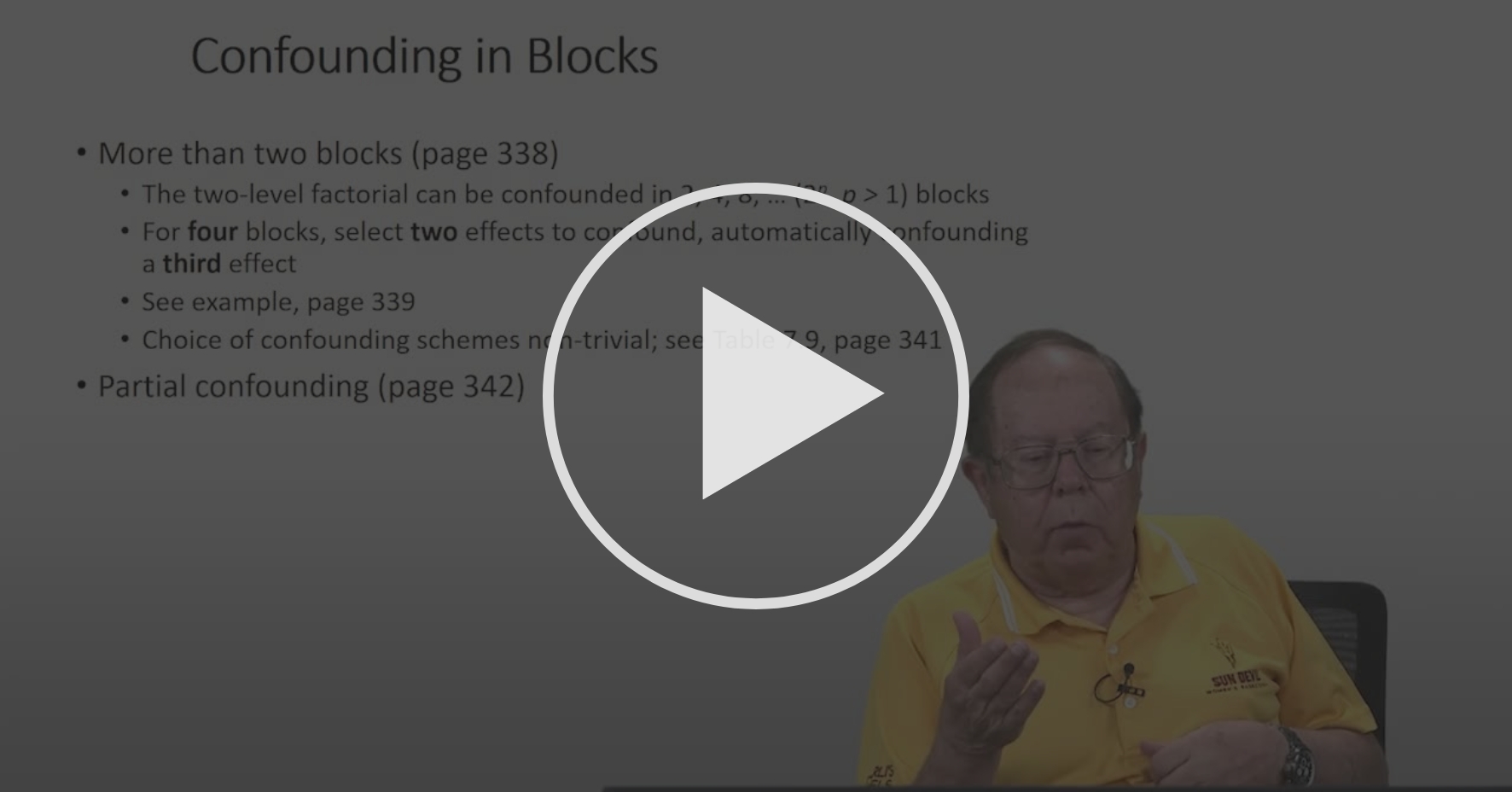 Confounding in Blocks, Pt. 2 - Unit 3: Blocking and Confounding in the 2^k Factorial Design ...
