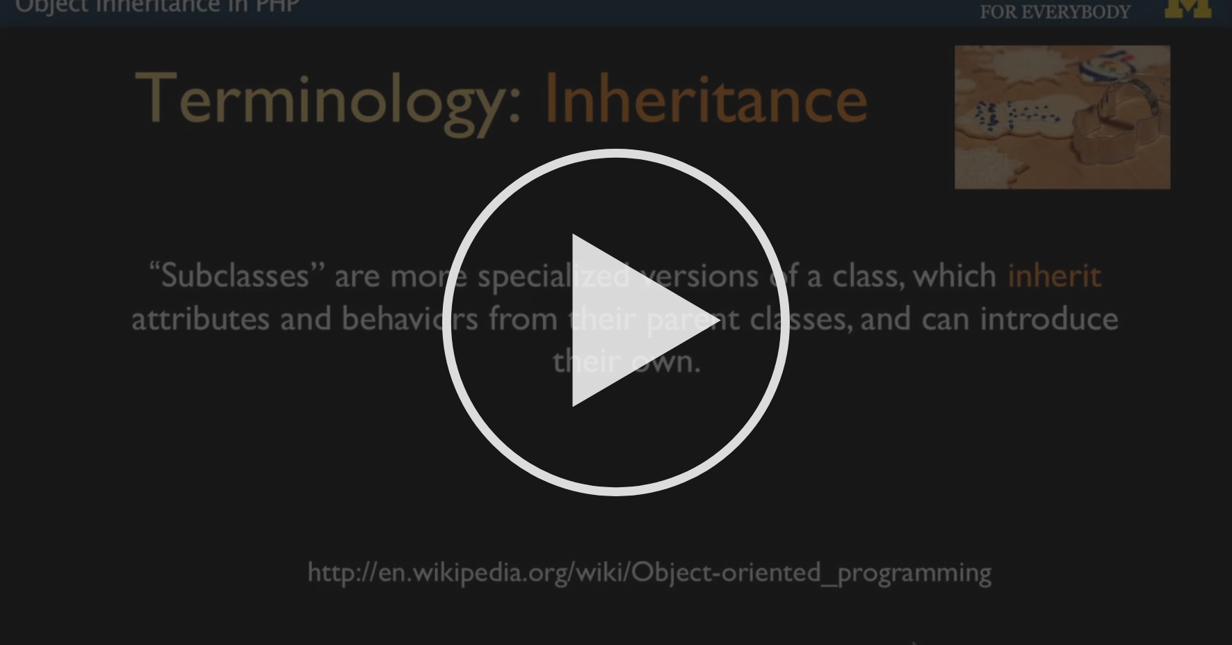 Object Inheritance In Php Php Objects Coursera