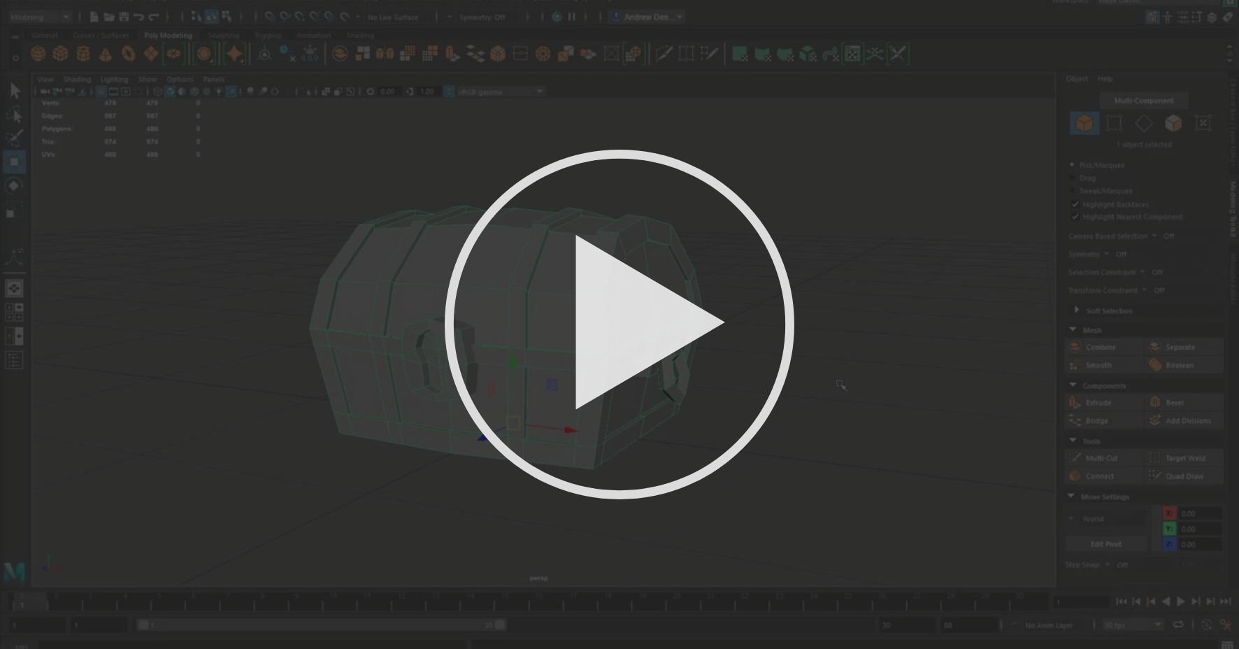 Modeling the Base Form - WEEK 1: Intro to Low Poly Art | Coursera