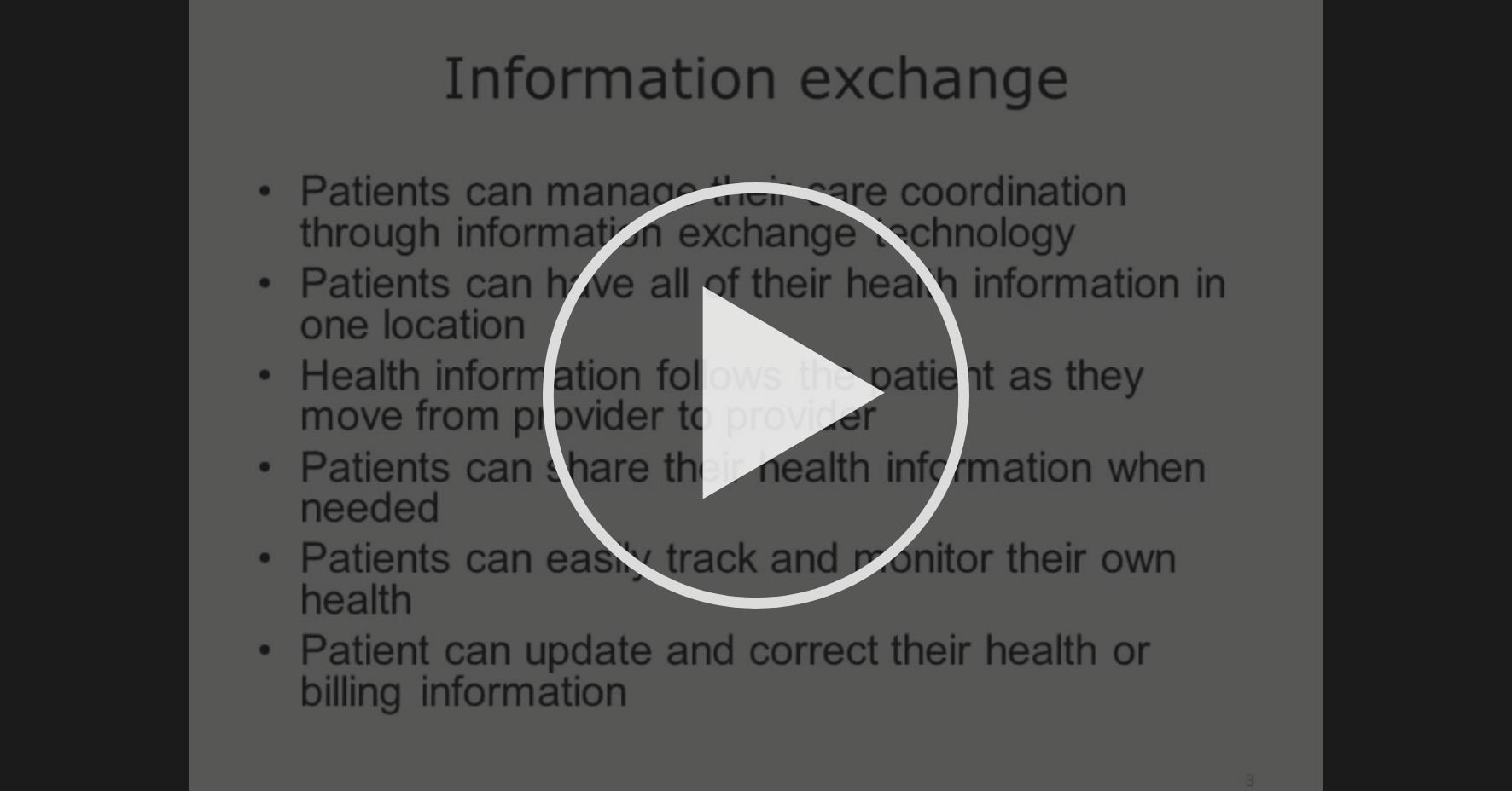Patient-Initiated Information Exchange - Meeting the Heights Family ...