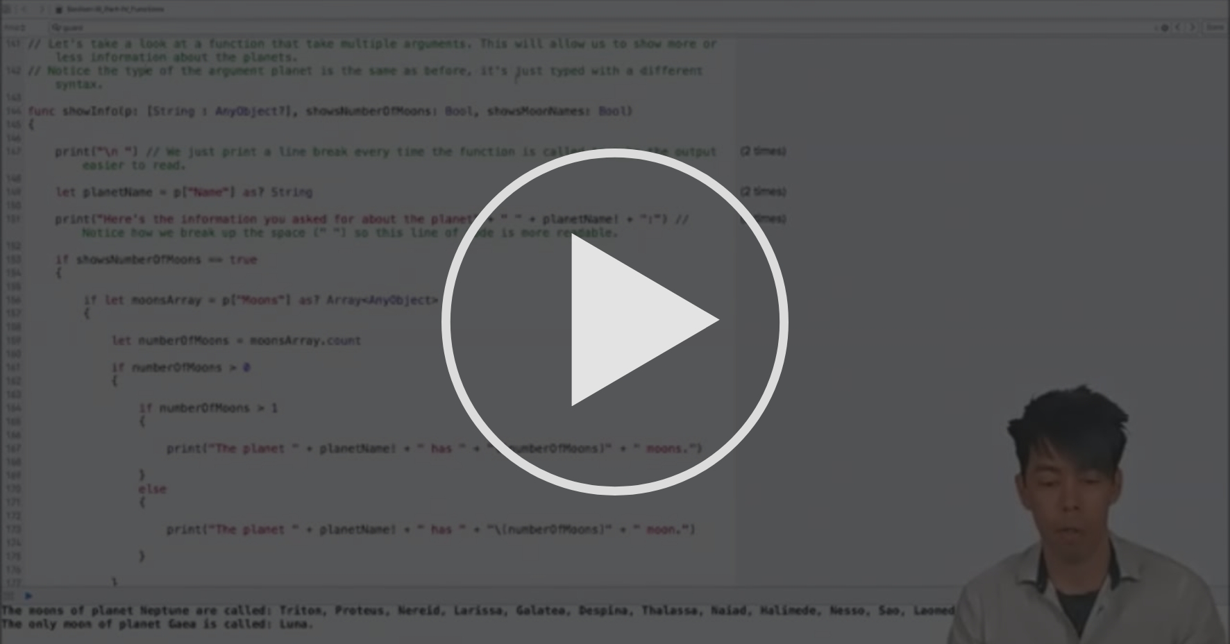 Function With Parameters Part 2 Introduction To Swift Coursera