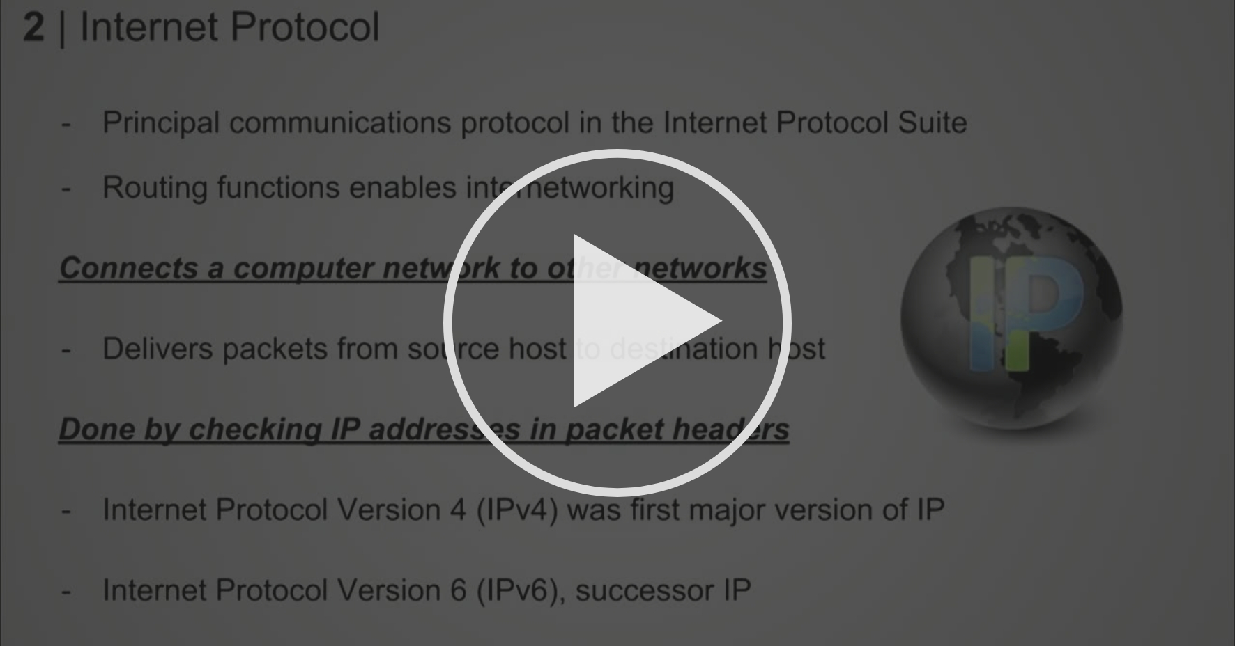 Internet Protocol - Terminology/Cheat Sheet (Beginner) | Coursera