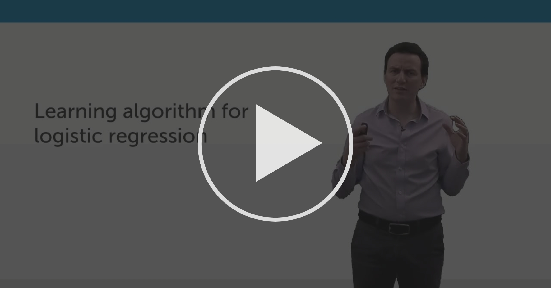 Learning Algorithm For Logistic Regression Learning Linear Classifiers Coursera 4103