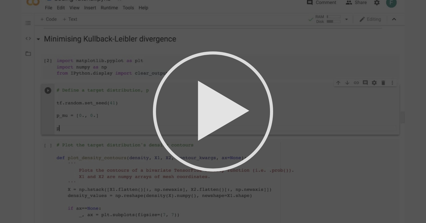 [Coding tutorial] Minimising KL divergence - Variational autoencoders ...