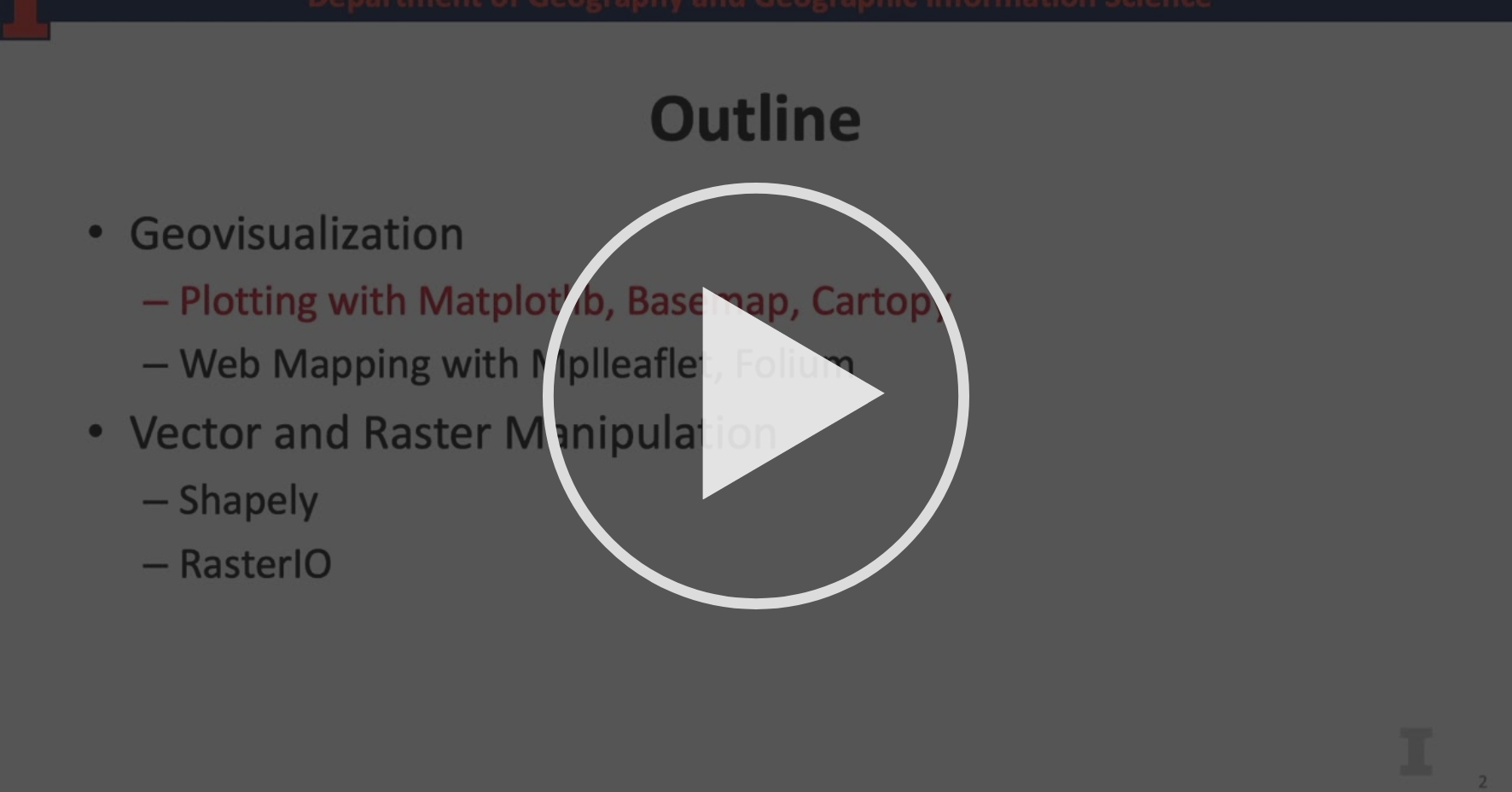Plotting With Matplotlib Module 2 Geospatial Visualization Using Python Coursera