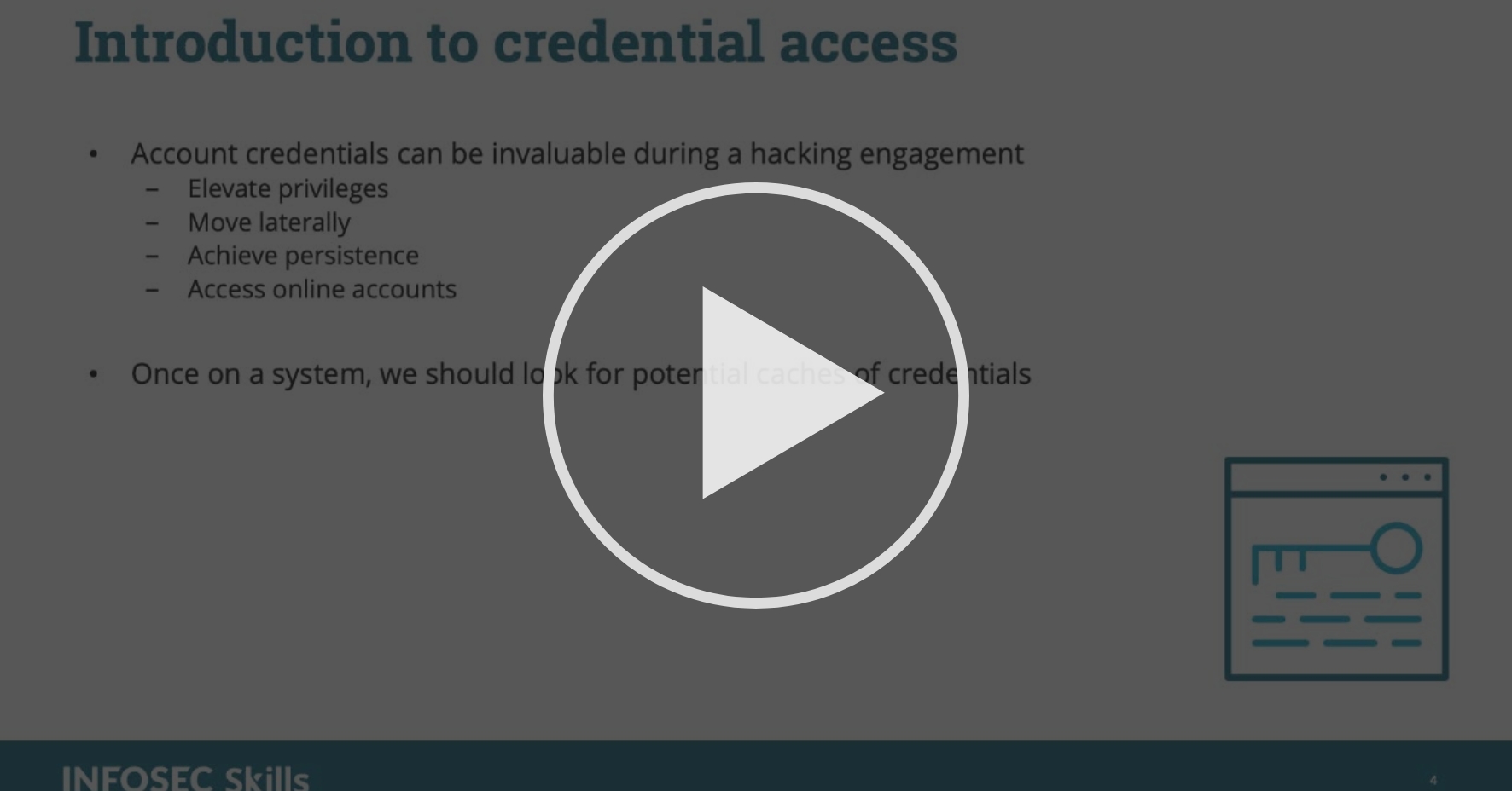 Introduction to Credential Access - Finding Credentials | Coursera