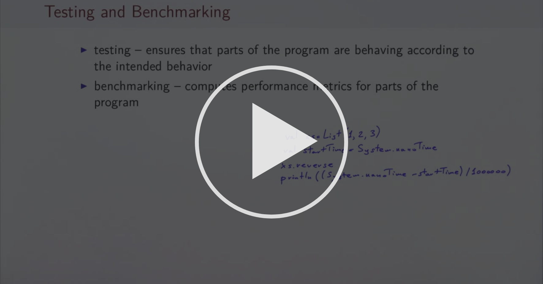 Benchmarking Parallel Programs - Parallel Programming | Coursera